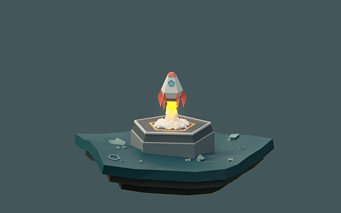 【中英】【Blender】CGcookie - 在Blender中构建风格化火箭并制作动画