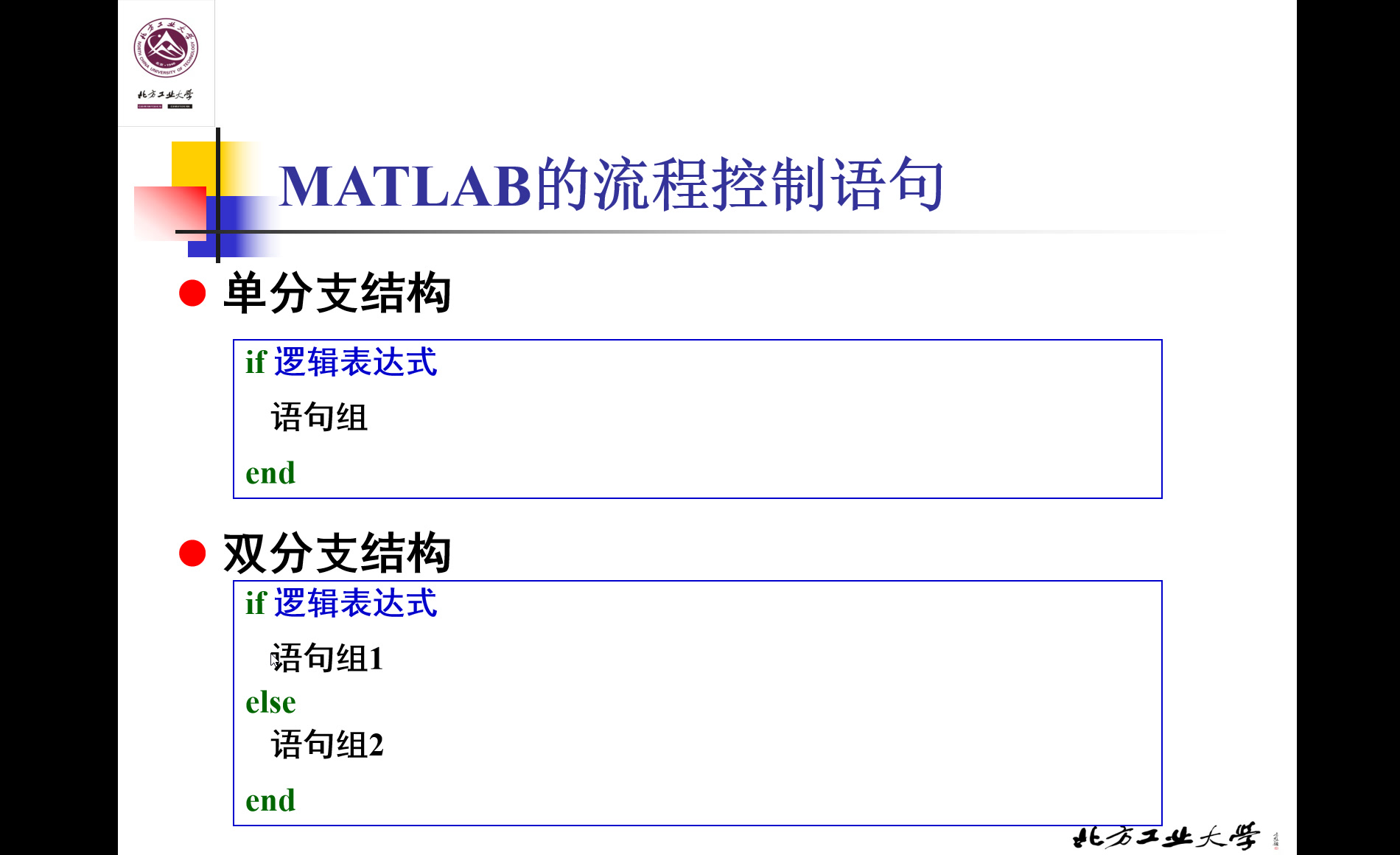 电气工程MATLAB仿真 MATLAB编程基础3