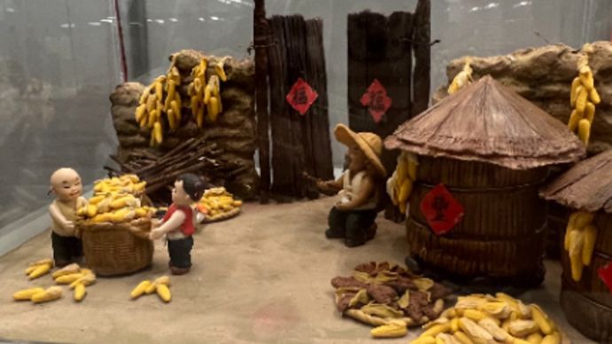 果然视频|微缩场景面塑看过吗?小小作品塑出鲜活的生活