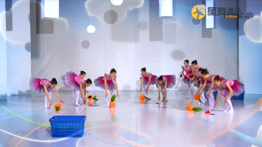 中国舞少儿舞蹈考级- 表演性训练(组合) 再见曲-教室再见
