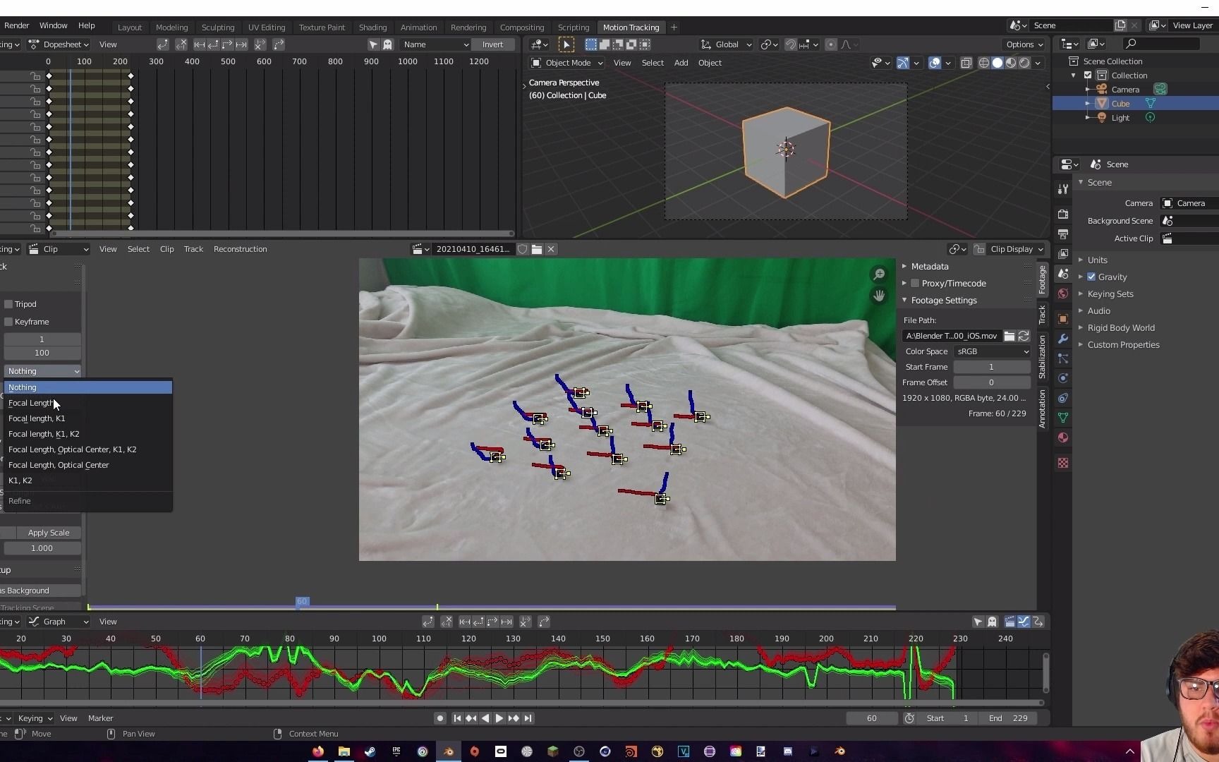 Blender跟踪教程:删除跟踪标记