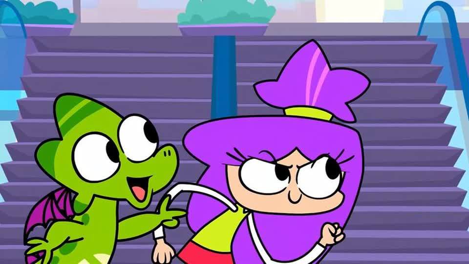 趣味动画:小朋友要注意不能在电梯上奔跑,不能跳到电梯扶手上