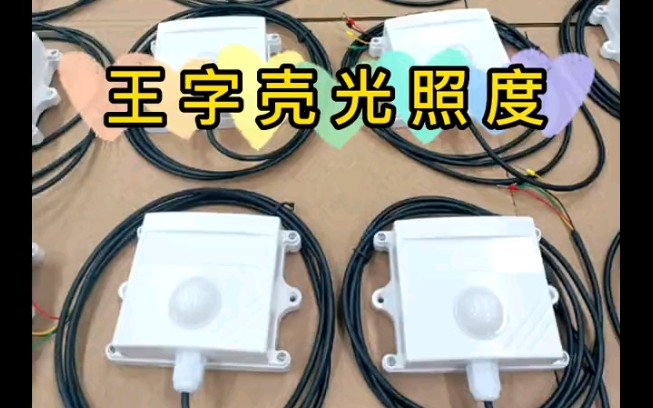 王字壳光照度传感器