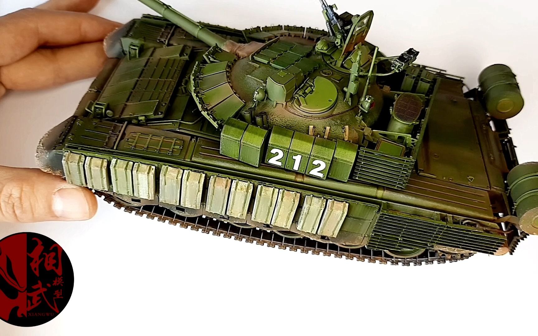 【相武模型】【1/35】俄罗斯【T-80BVM】【第七集】模型制作【T80...