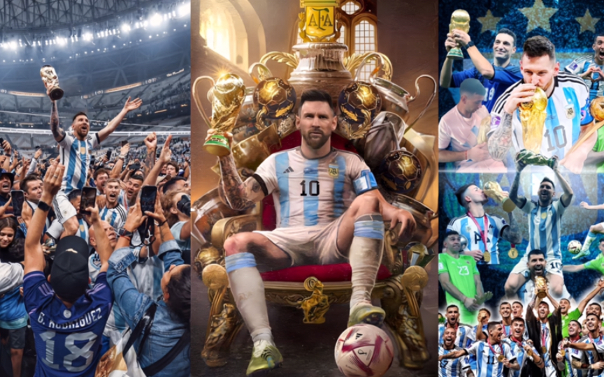 阿根廷夺得2022年世界杯那一刻!阿根廷球迷感人瞬间!