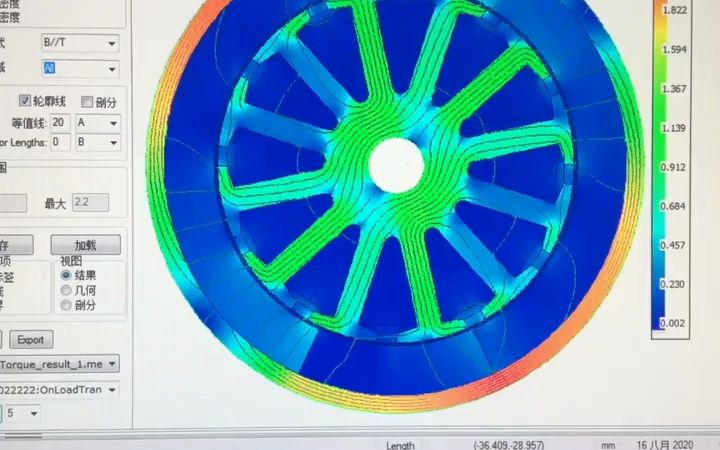 基于Motorcad的2极12槽 永磁直流有刷电机 3000rpm
