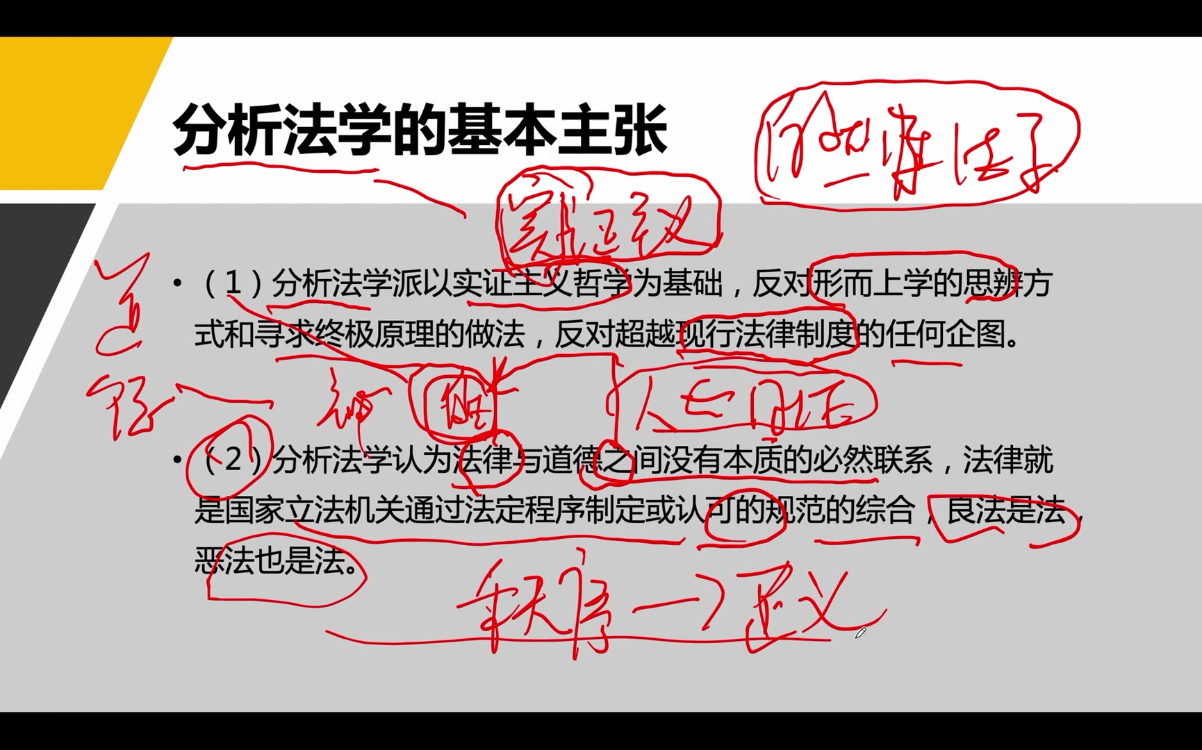 【跟帆哥学法理之法硕主观题】分析法学的基本主张
