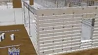 混凝土模板施工的钢筋混凝土墙虚拟建造模拟视频