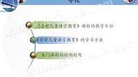 学前儿童语言教育概论 视频教程 浙江大学