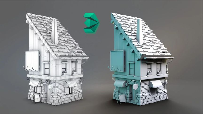 这不是刷了白漆的房子,而是建模师用电脑建出来的,太神奇