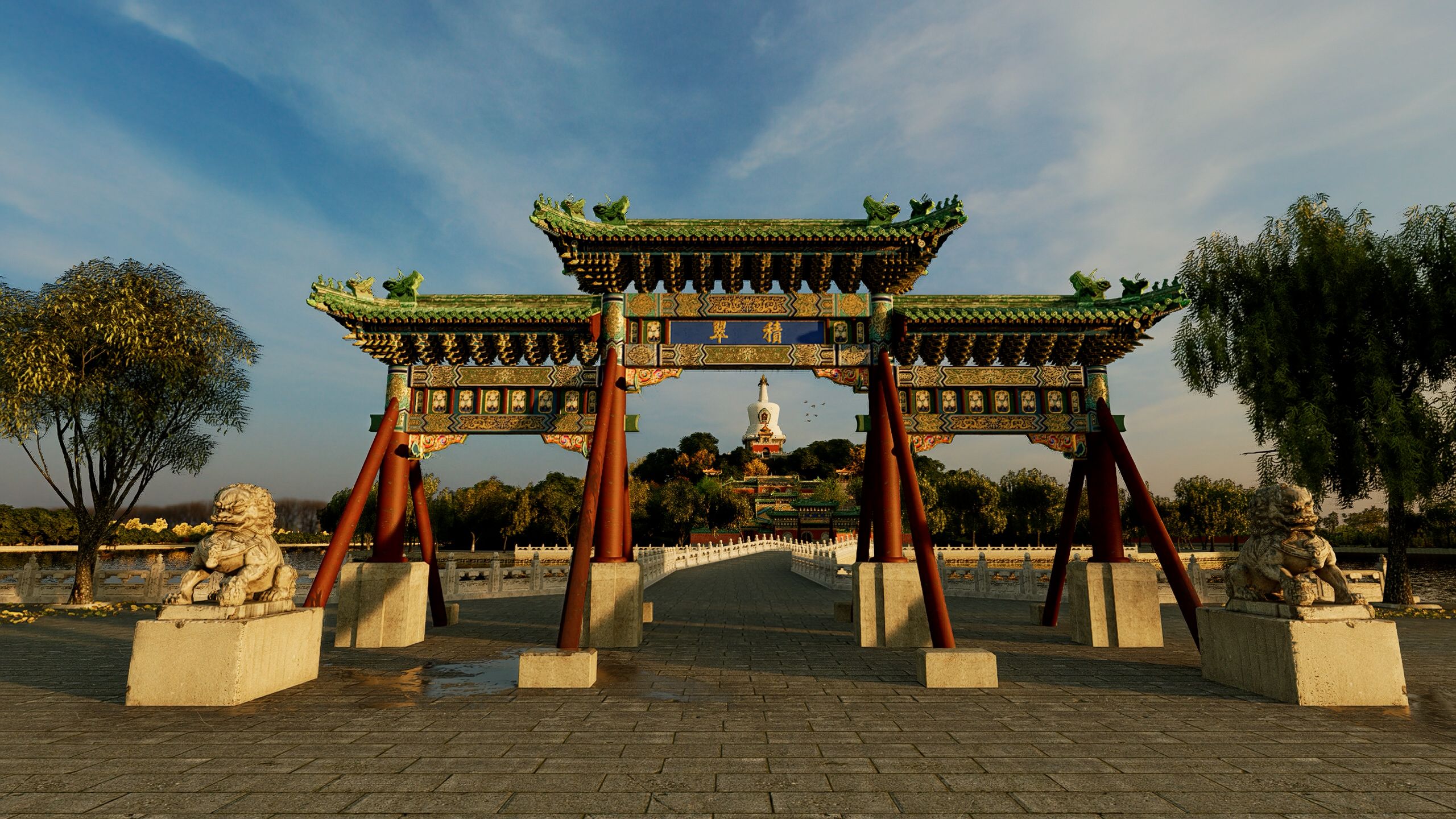 北海公园古建动画上集