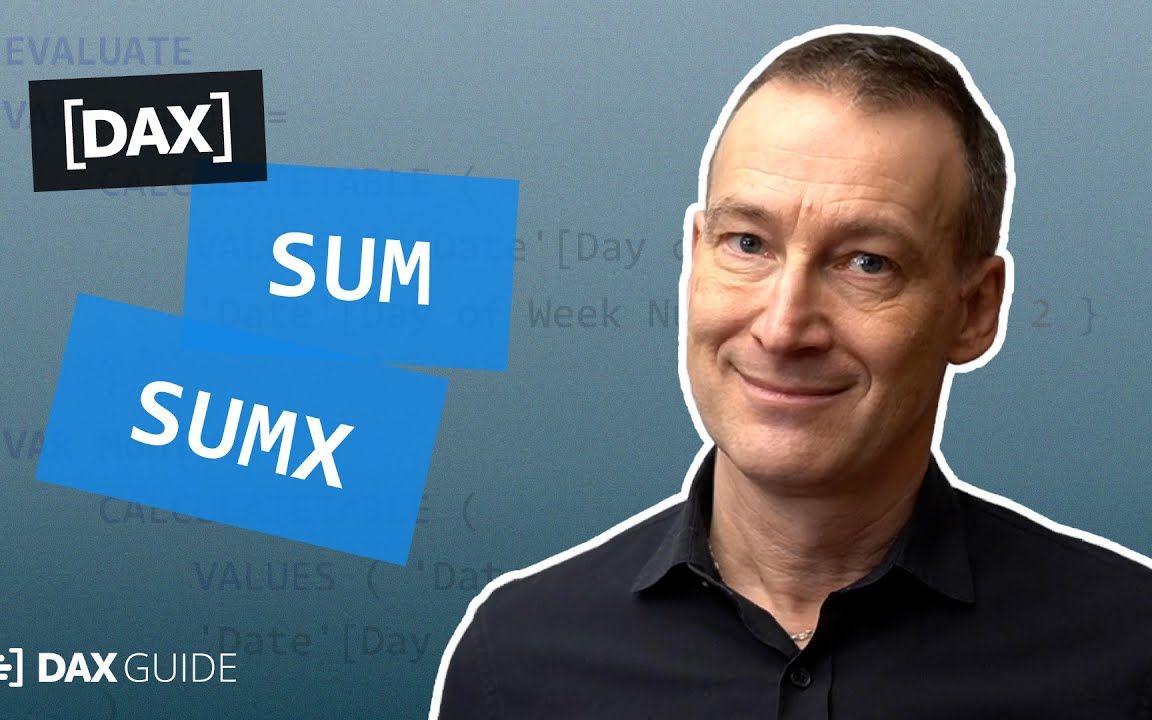  DAX 权威指南 SUM SUMX 函数