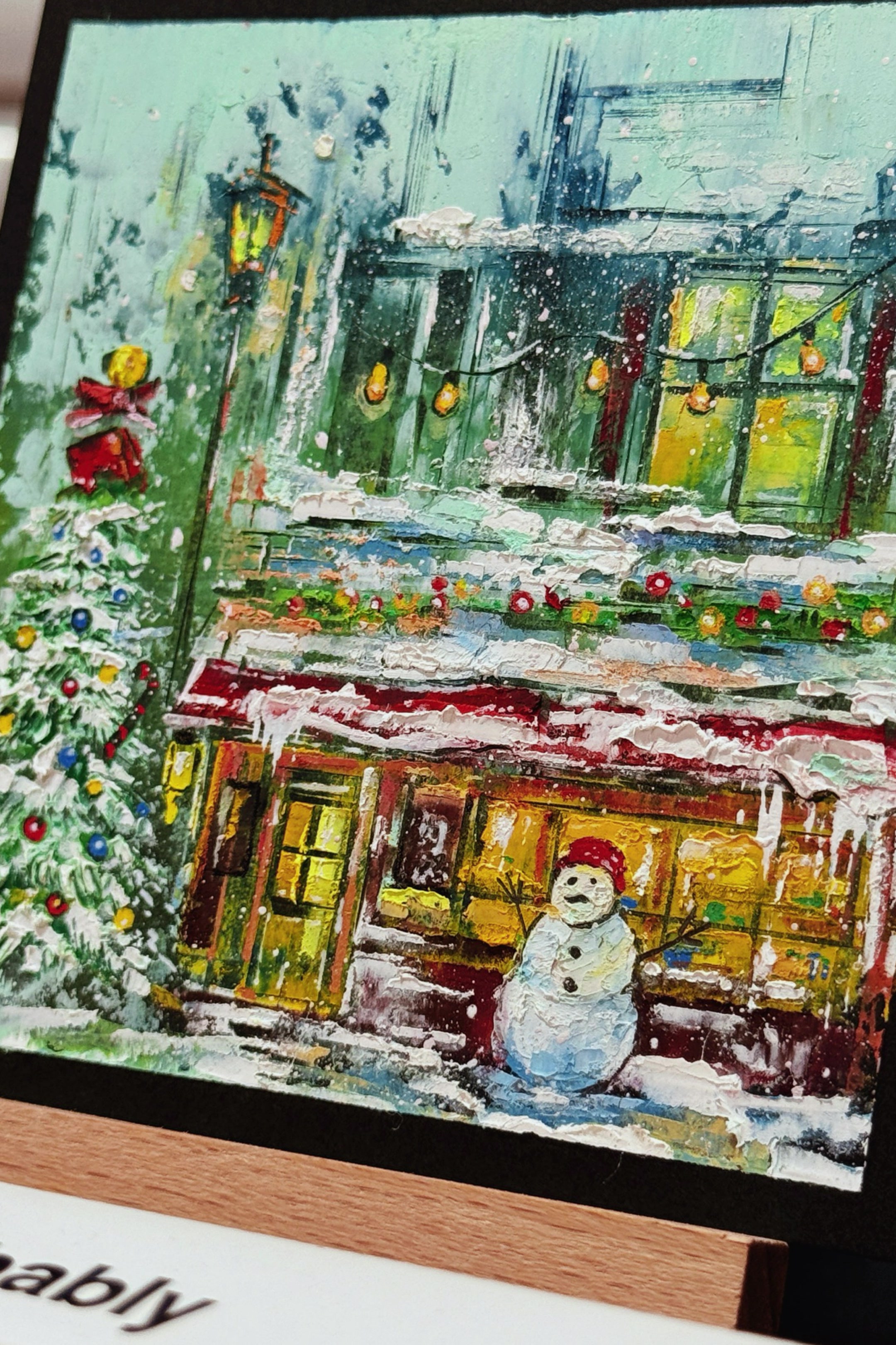 ...找风它来说什么呢! #油画棒绘画作品 #创作者中心 #创作灵感 #刮刀...