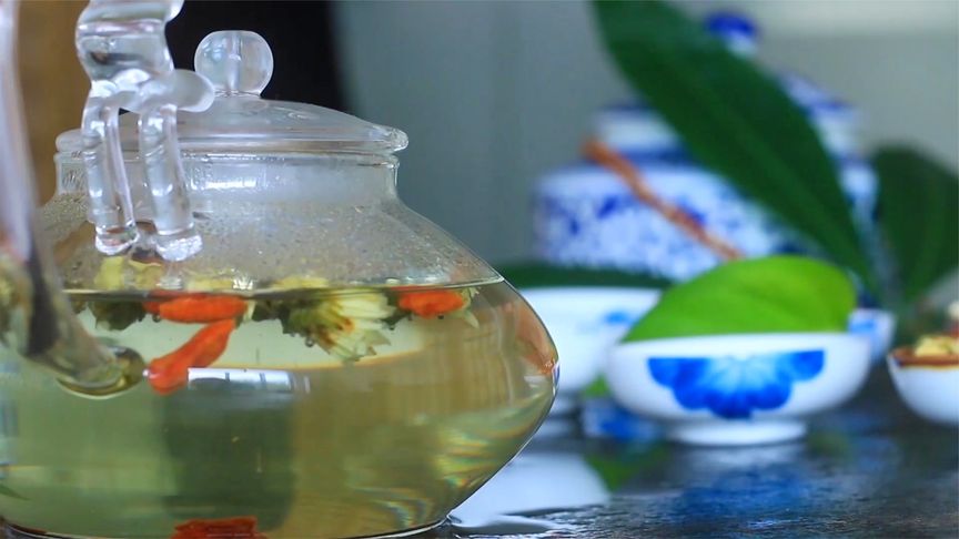 枸杞菊花茶,有清肝明目,祛肝火之功效