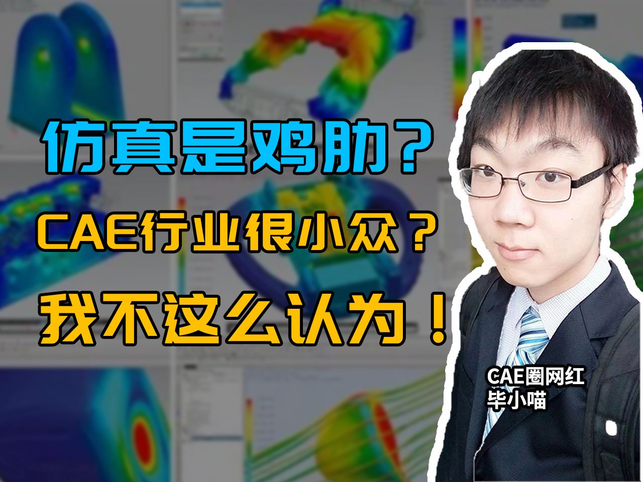CAE是小众行业吗?仿真工程师在公司里只能打辅助?象牙塔与社会的...
