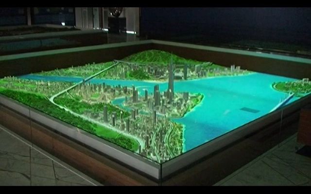 数字投影沙盘 纯投影沙盘 展厅沙盘 全息电子沙盘展示 触控查询 弧屏...