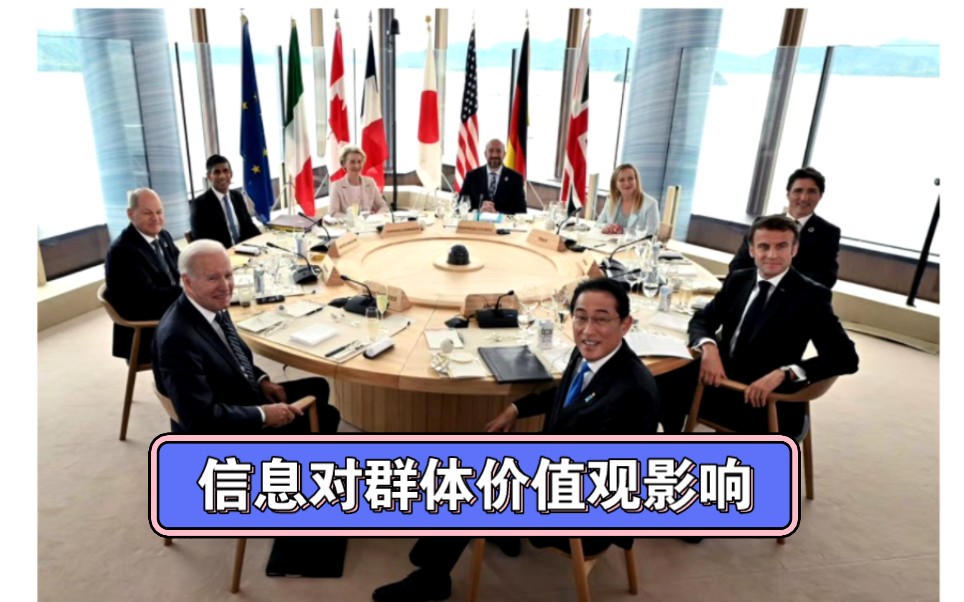 信息对个人和社会价值观影响思考