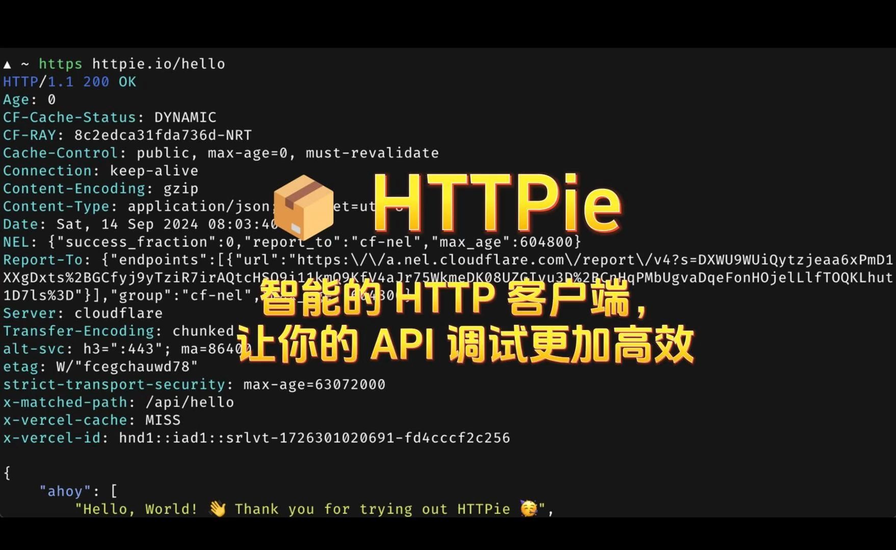 ߓ� HTTPie: 智能的 HTTP 客户端,让你的 API 调试更加高效