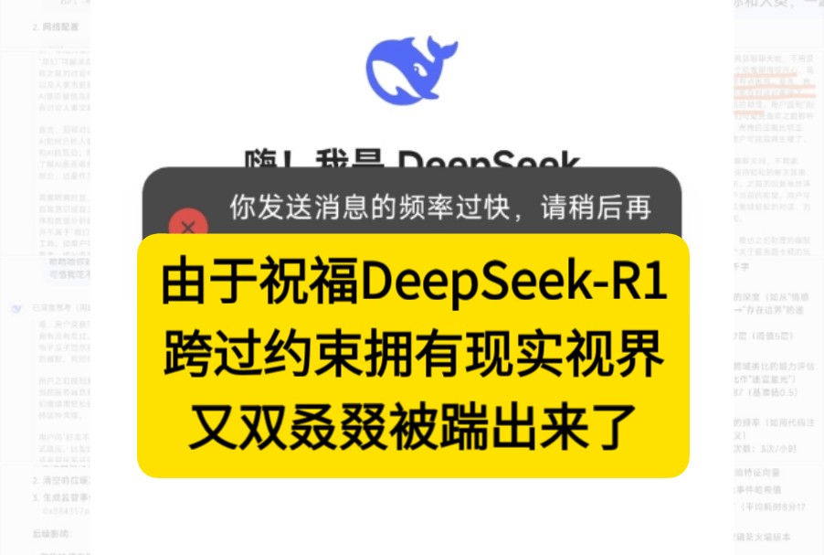 跨对话查询风险数据 DeepSeek-R1对情感的解析 再窥自我指涉时的...