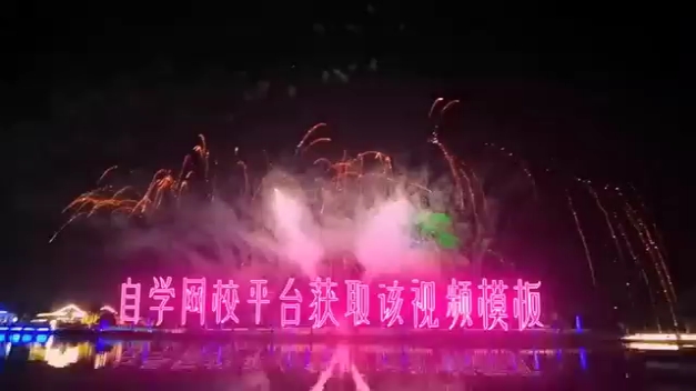 烟花祝福AE模板,快来制作一个属于你的烟花表白祝福视频吧!