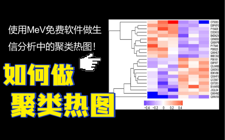 #详细教程#用免费软件做生信分析的聚类热图!