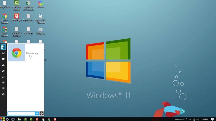 微软WINDOWS 11系统操作界面