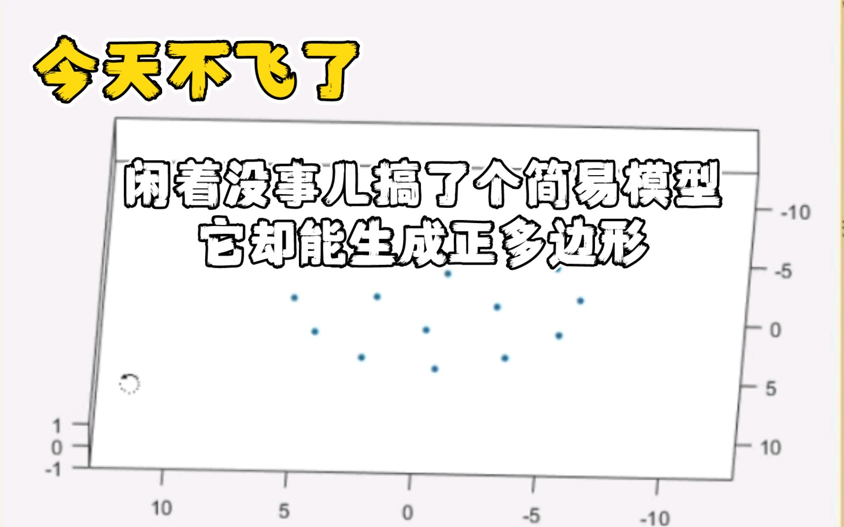 【MATLAB】本来想做个物理模型,它却能生成正多边形