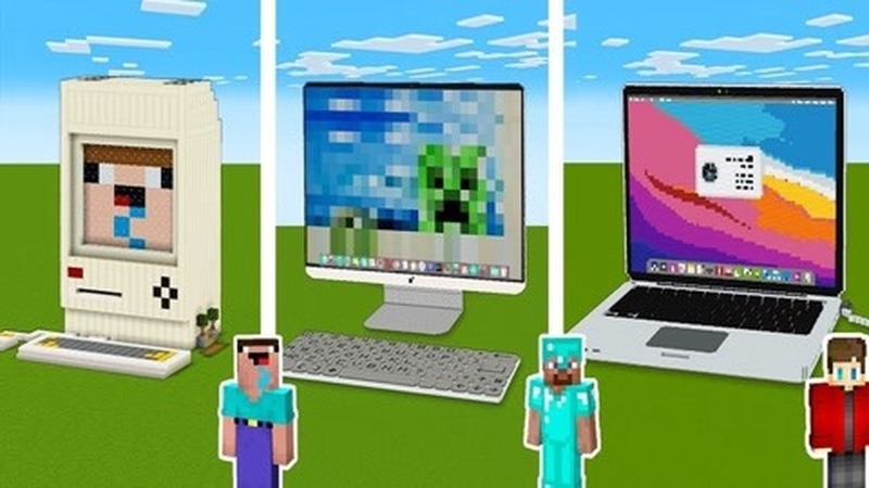 MC动画:如何在我的世界中建造一台电脑