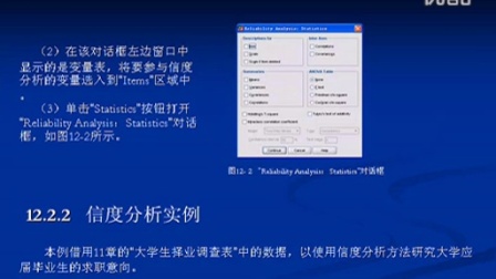 12、SPSS信度分析_标清