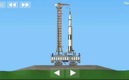【航天模拟器】——原版原创大型土星五号详细登月过程(不改文件,无...