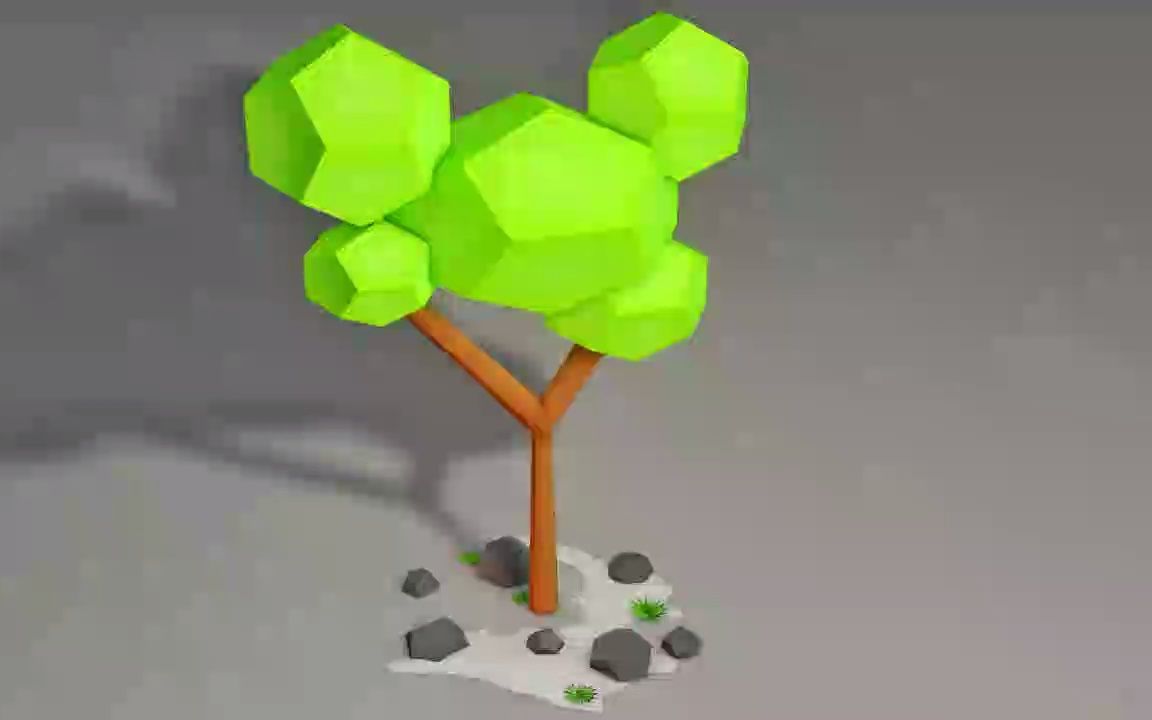 教你如何用C4D制作树模型
