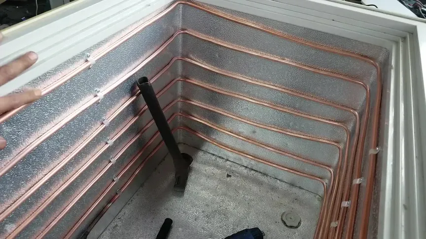 冰柜盘管选择合适的毛细管很容易,教你简单方法,再不用返工了