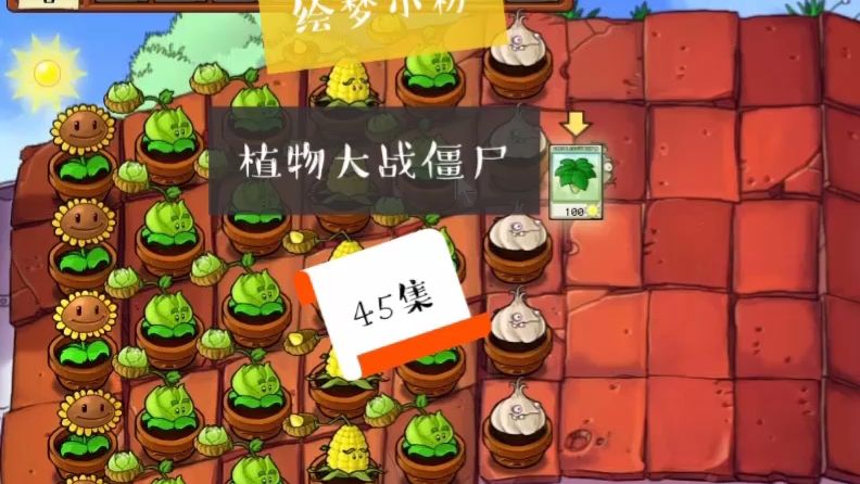 pc版植物大战僵尸45集:教大家通关5-6屋顶关卡,出现了投石僵尸