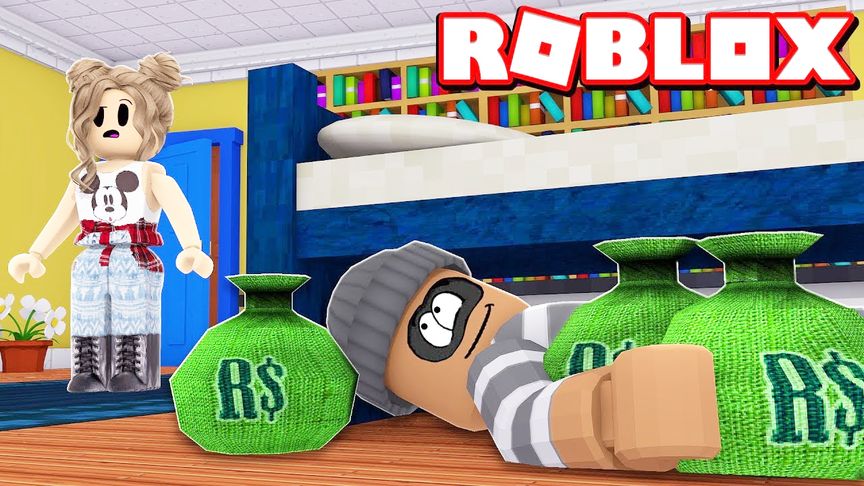 Roblox小偷模拟器 发现玩具店的秘密通道!赶快躲起来别被发现!