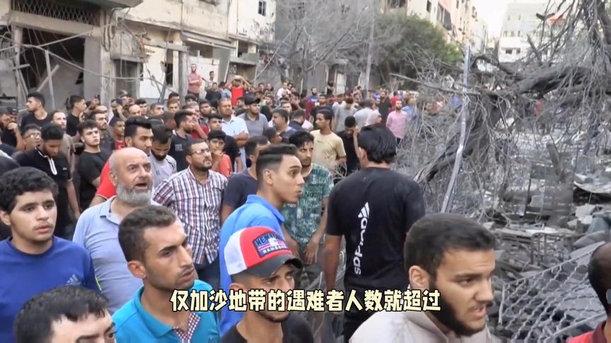 #巴以冲突持续,超9800人死亡 #巴以冲突战火升级