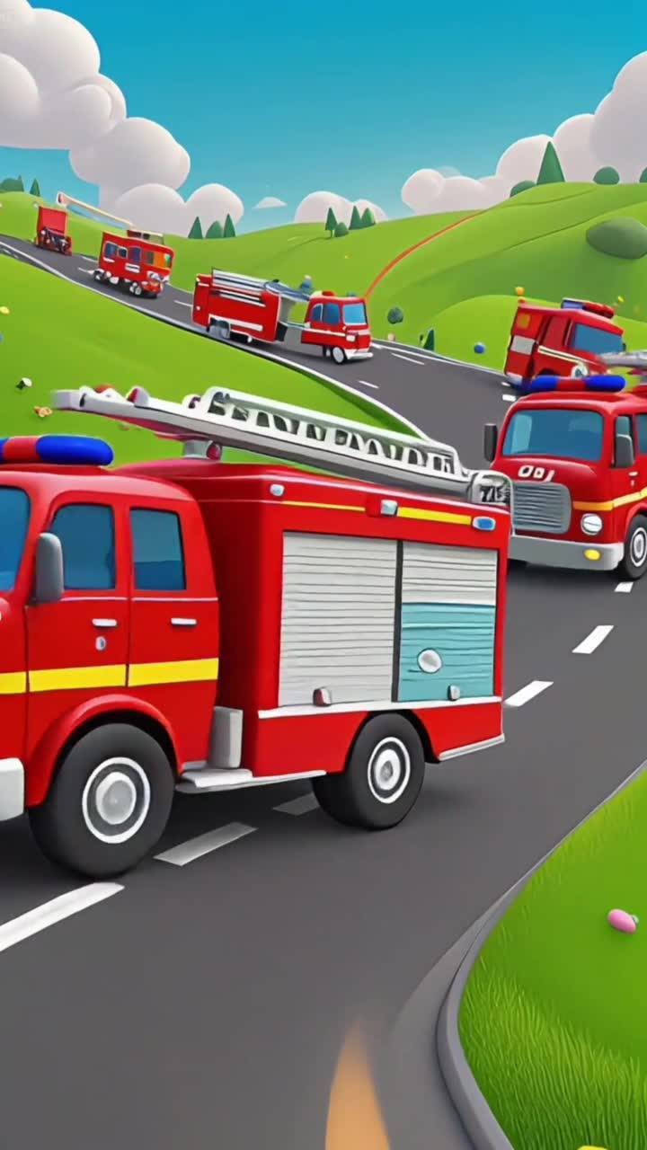 动漫:工程车安装好零件去工作,工程车动画片大全