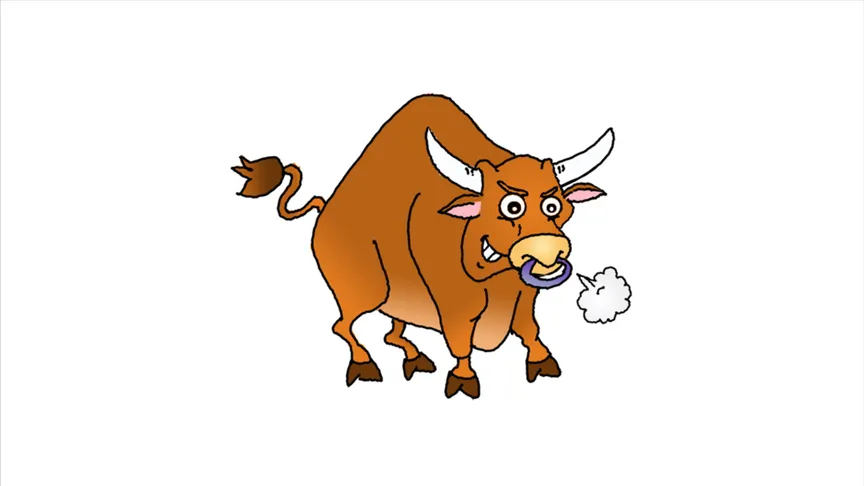 简单易学的公牛简笔画教程,轻松变身绘画达人