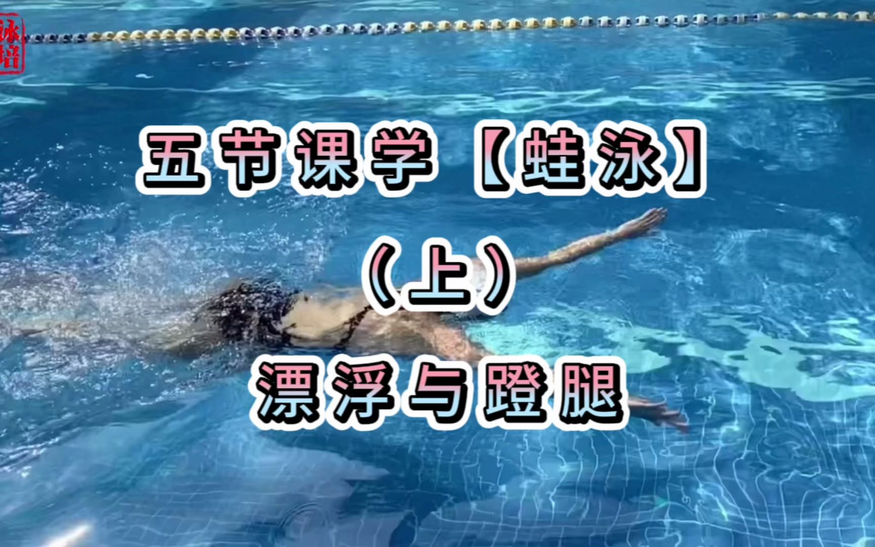 初学「蛙泳」(上):漂浮与蹬腿