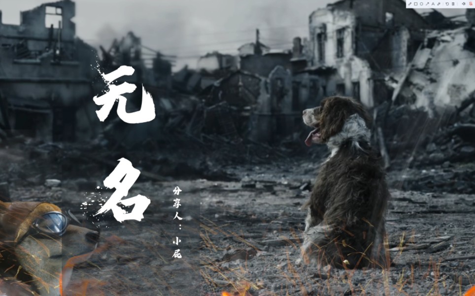 《无名》电影分享PPT(动态)