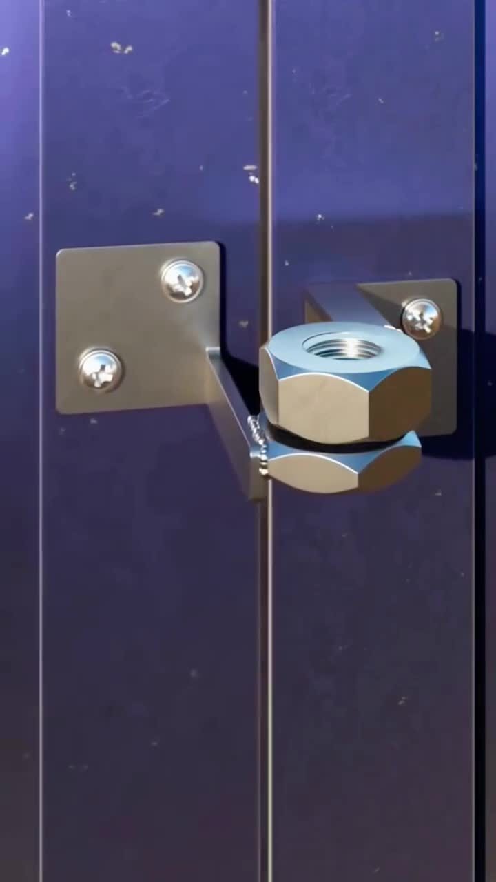 看看世界上最简易的大门门锁,到底独特在哪里