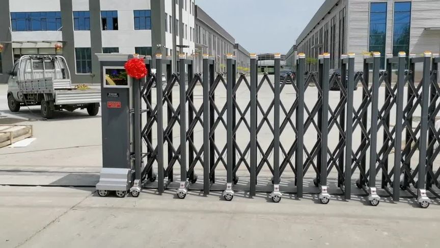 圣田智能星耀系列电动伸缩门#电动伸缩门 #电动门 #实体厂家