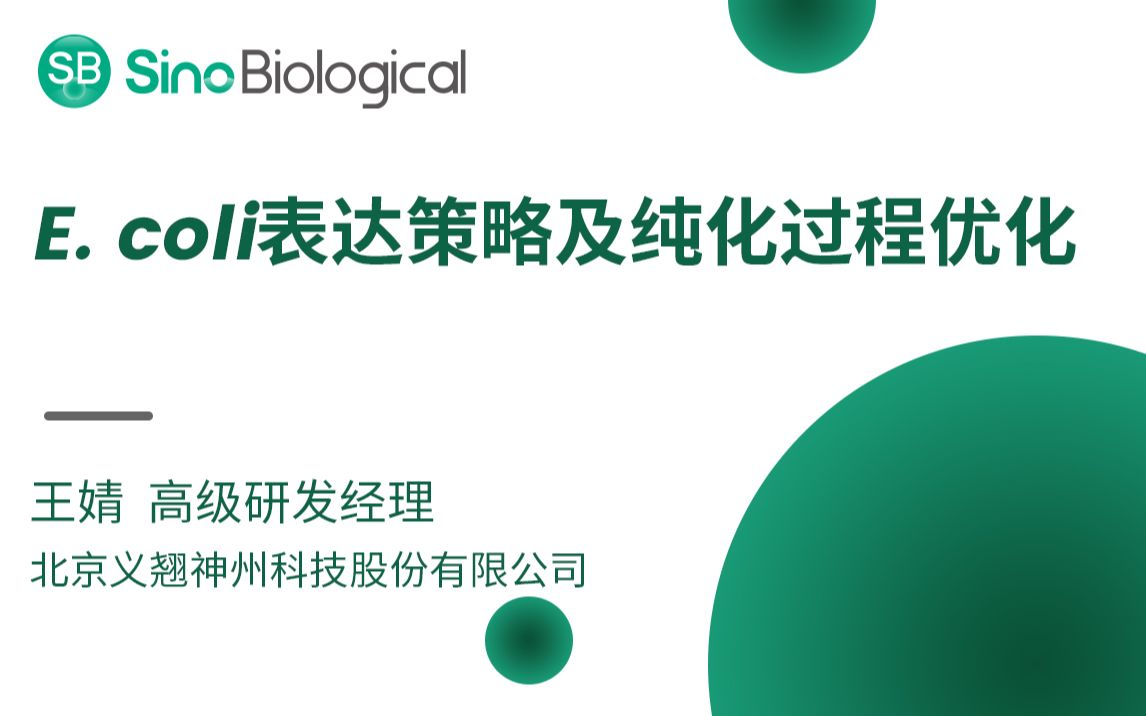 ?.? ? 表达策略及纯化过程优化