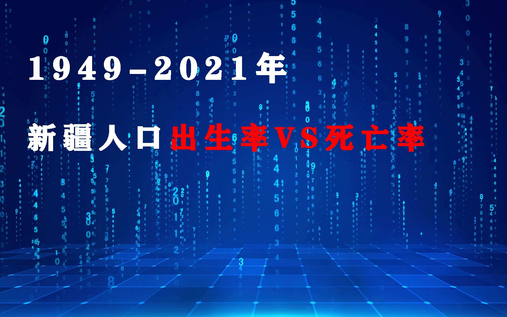 第116集|1949-2021年新疆人口出生率VS死亡率