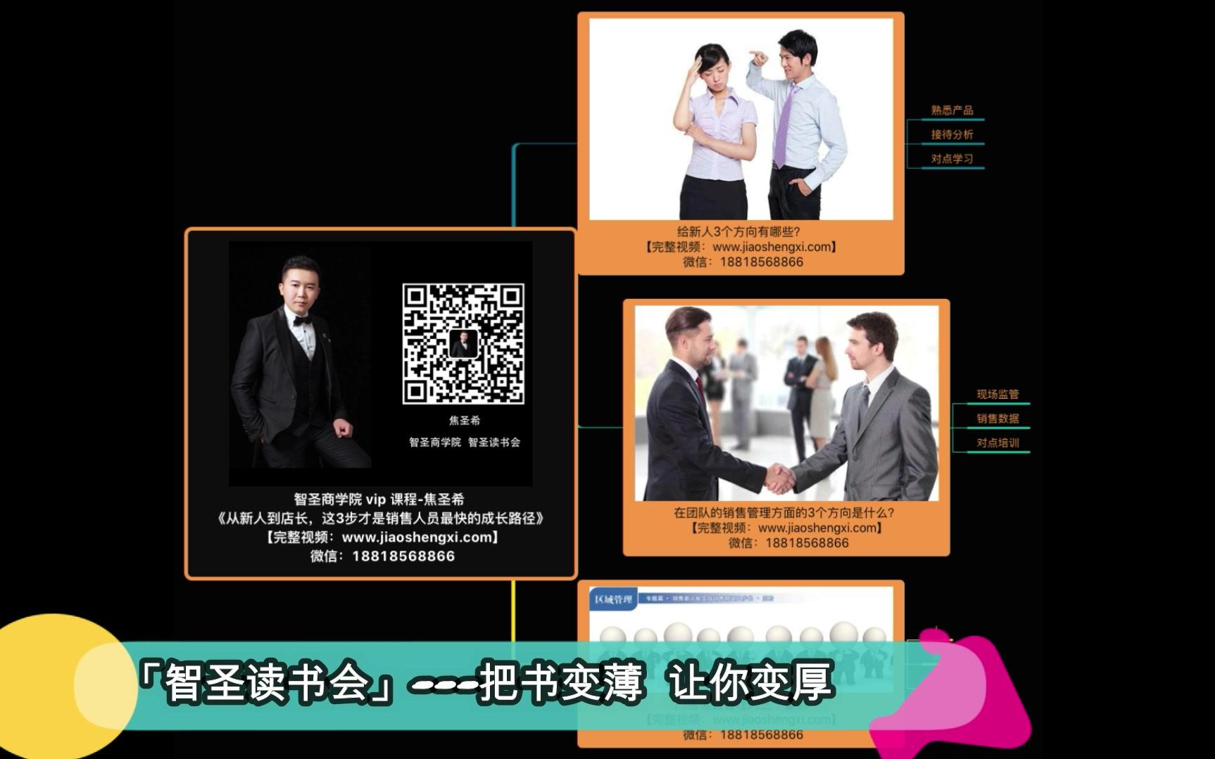 ...这3步才是销售人员最快的成长路径》智圣商学院vip视频课程-焦圣希