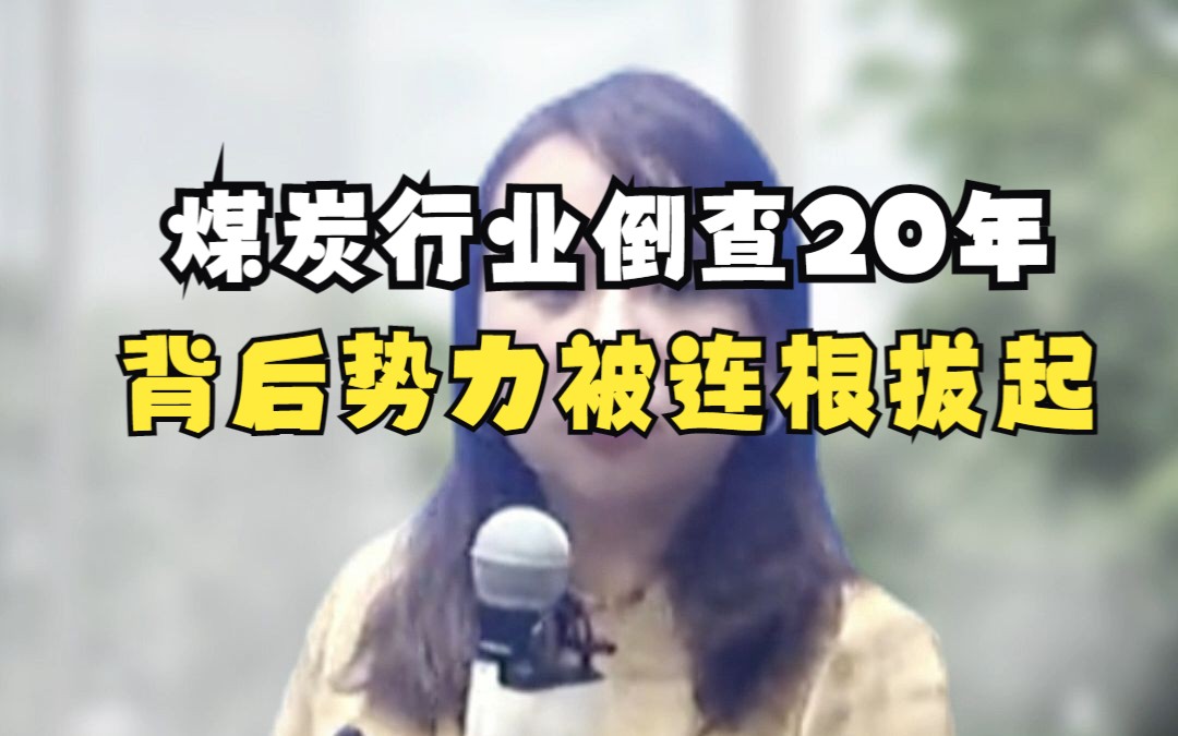 煤炭行业倒查20年背后势力被连根拔起