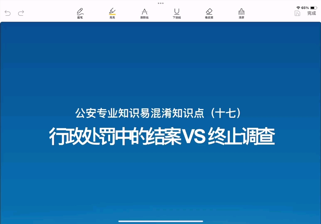 易混淆知识点(十七)行政处罚中的结案与终止调查