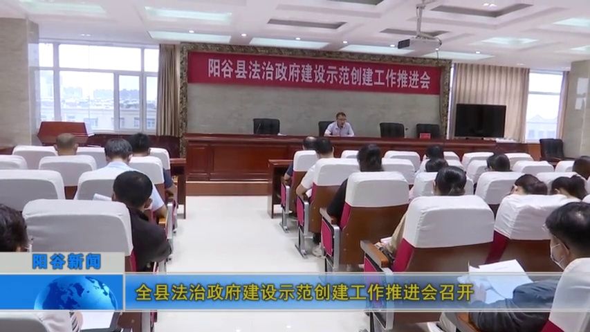 全县法治政府建设示范创建工作推进会召开