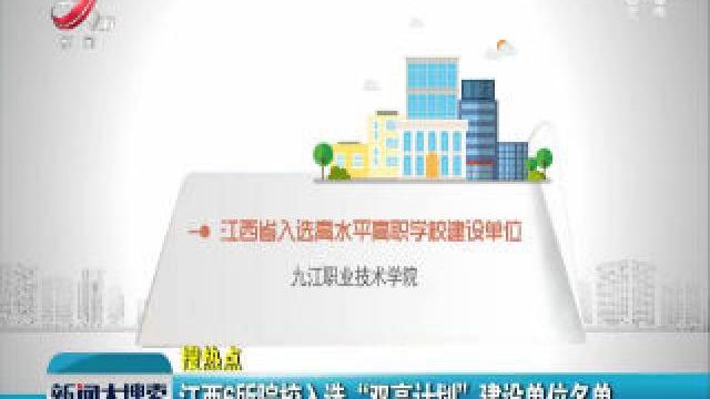 江西6所院校入选“双高计划”建设单位名单