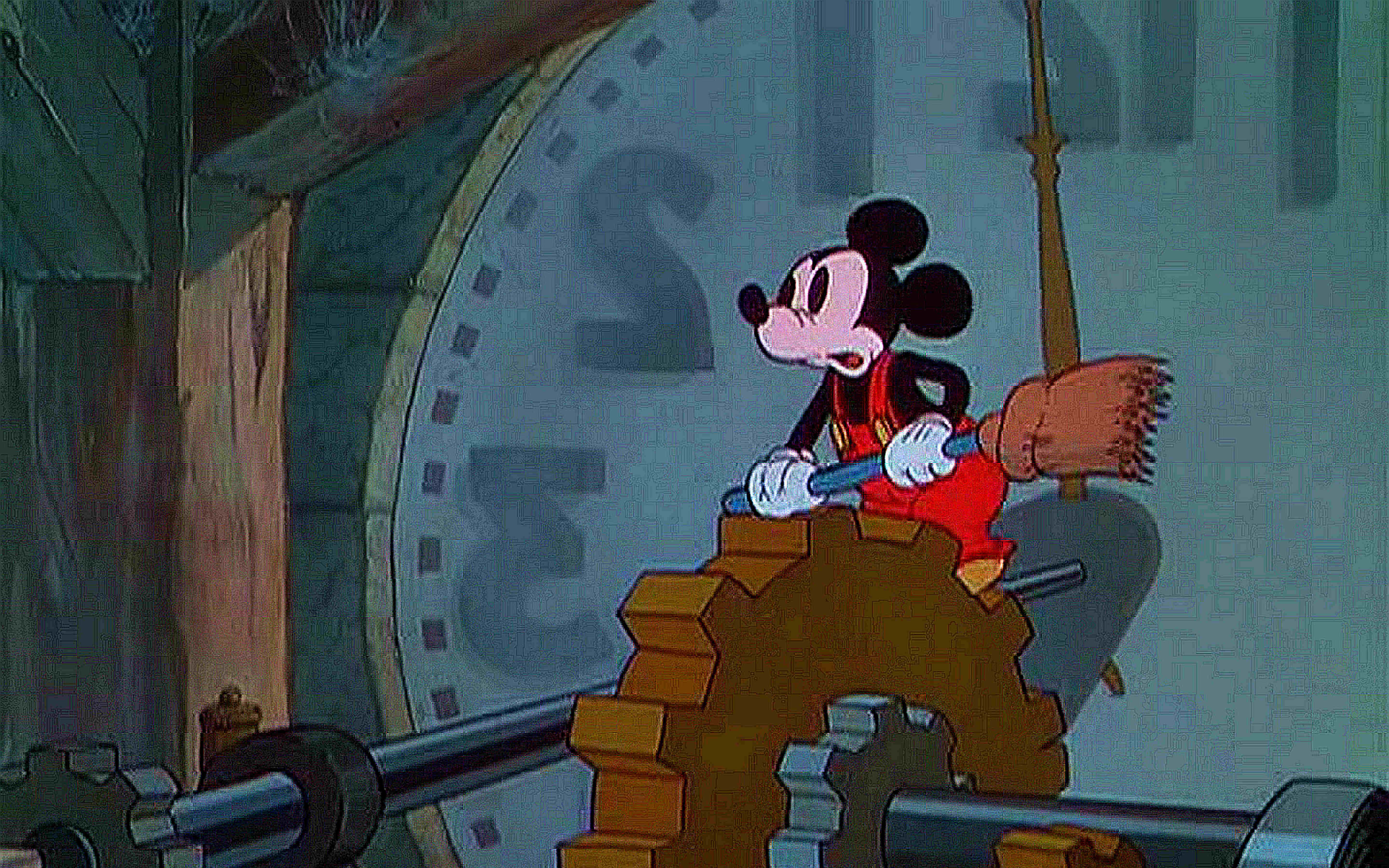 【时钟清洁工】Clock Cleaners 1937 米老鼠的彩色动画片生涯