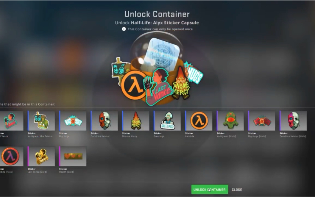 【CSGO】 新印花怎么刮?《半衰期:Alyx》联名印花